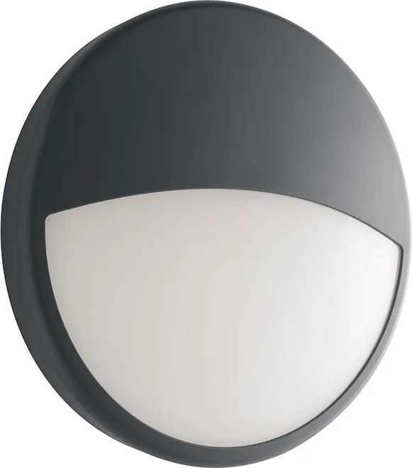FAN LED-EVER-LP ANT Venkovní nástěnné svítidlo LED EVER antracit, polykarbonát, 20 W, 2500 lm, 3000/4000 K, IP65, 22,1 x 7,2 cm - FANEUROPE