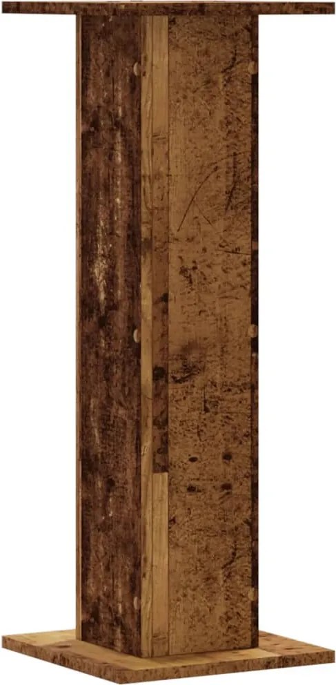 Stojany na rostliny 2 ks old wood 30x30x80 cm kompozitní dřevo 3307871