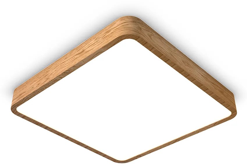 Dřevěné čtvercové svítidlo woodLED Square Ceiling  Dřevěné čtvercové svítidlo woodLED Square Ceiling Délka strany: 850 mm, Dřevodekor: Dub Světlý,…