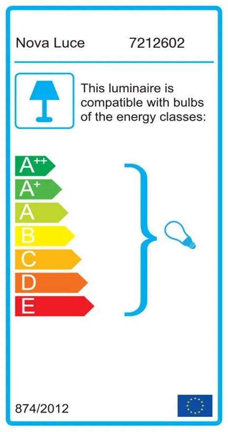 Nova Luce Závěsné svítidlo OLIVERIO, 33cm, E27 1x12W