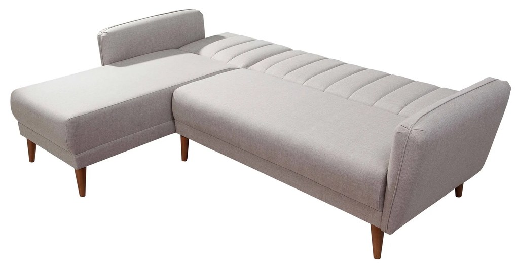 Atelier del sofa Rozkladatelná rohová pohovka AQUA krémová levý roh 867UNQ1401