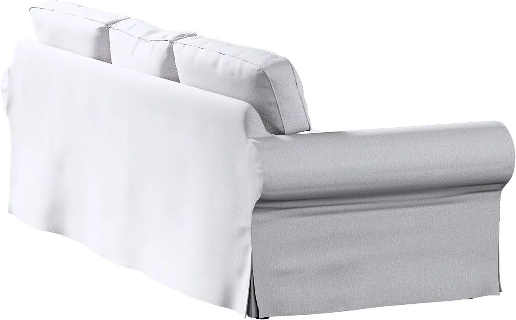 Potah na pohovku IKEA Ektorp 3-místná, nerozkládací barva šedá látka pletený vzor