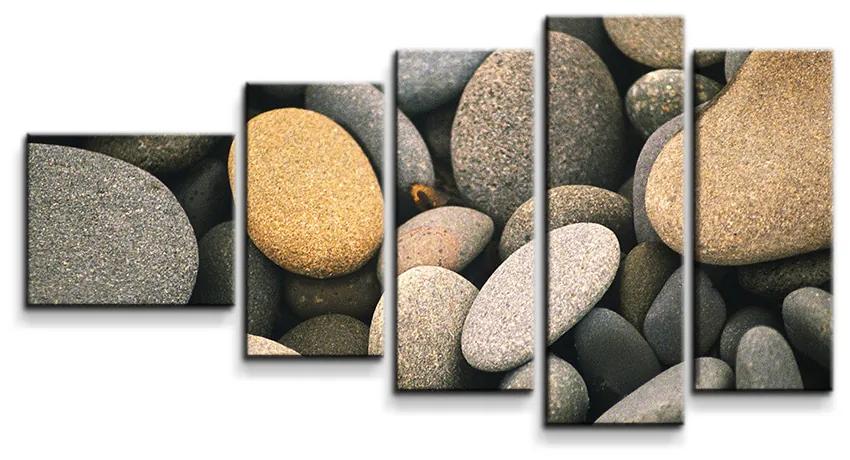 Sablio Obraz - 5-dílný Kameny - 100x60 cm