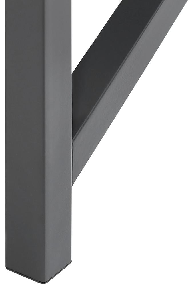 Psací stůl 117 x 57 cm černý MORITON  Beliani