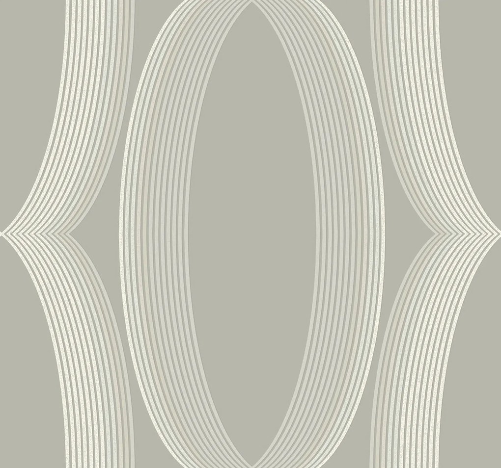Šedá vliesová tapeta s geometrickým vzorem, EV3983, Candice Olson Casual Elegance, York
