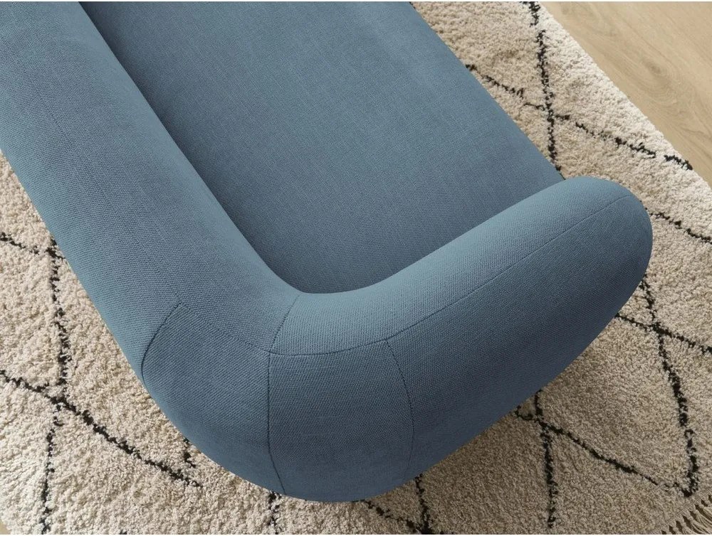 Modrá žinylková pohovka 160 cm Celine – Bobochic Paris