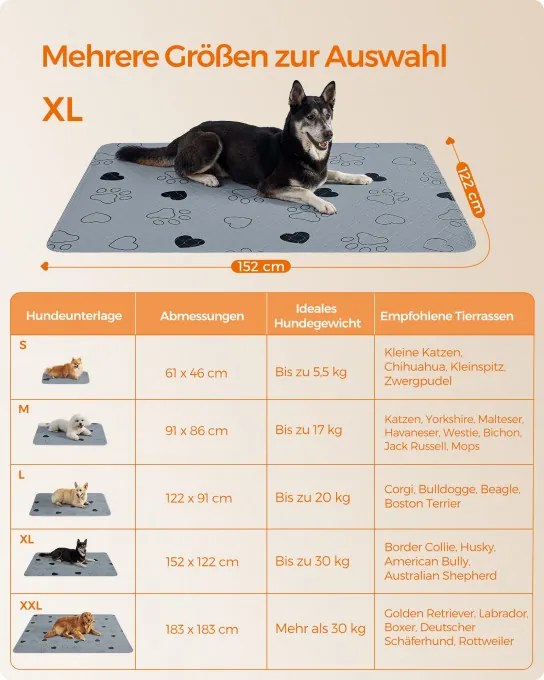 Sada dvou pratelných podložek pro štěňata XL PTD048G01