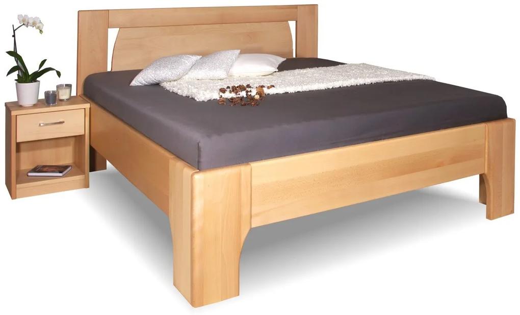 Manželská postel z masivu OLYMPIA 1, masiv buk