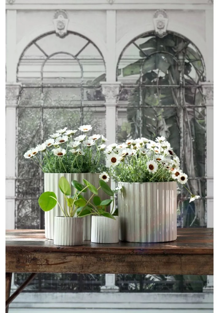 Květináč Simone White 21 cm Wikholm Form