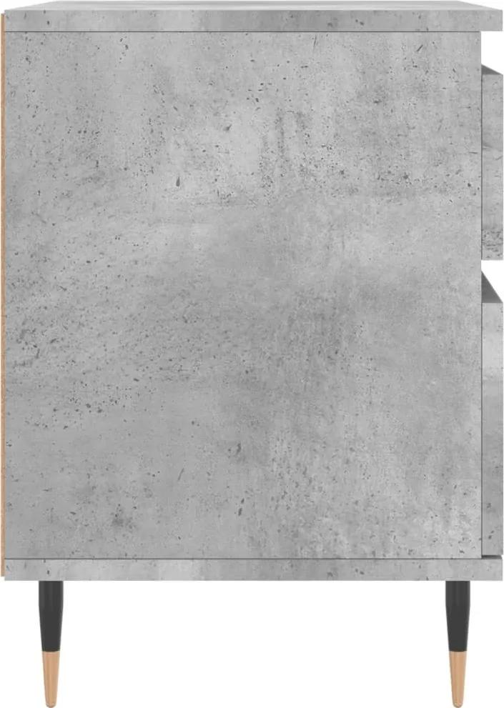 vidaXL Noční stolek 40x35x50 cm kompozitní dřevo [830660] Barva: dub sonoma