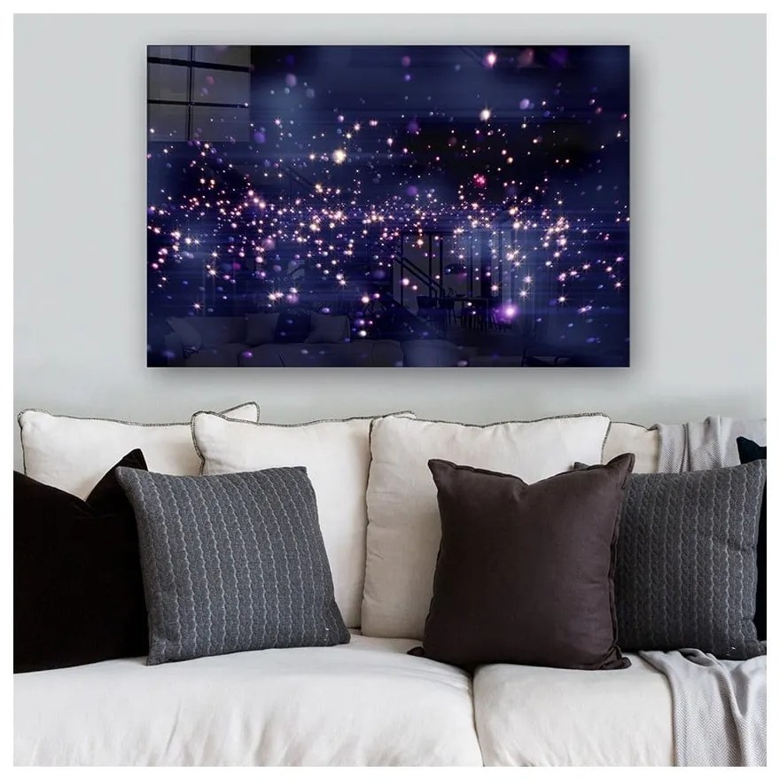 Skleněný obraz 100x70 cm Glitter – Wallity