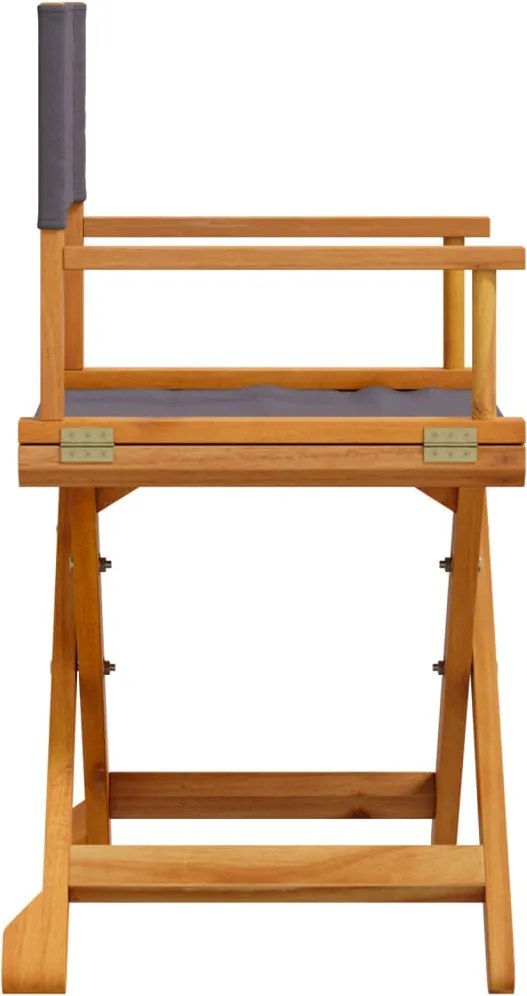 6dílná skládací židle, tmavě šedá látka 3208914