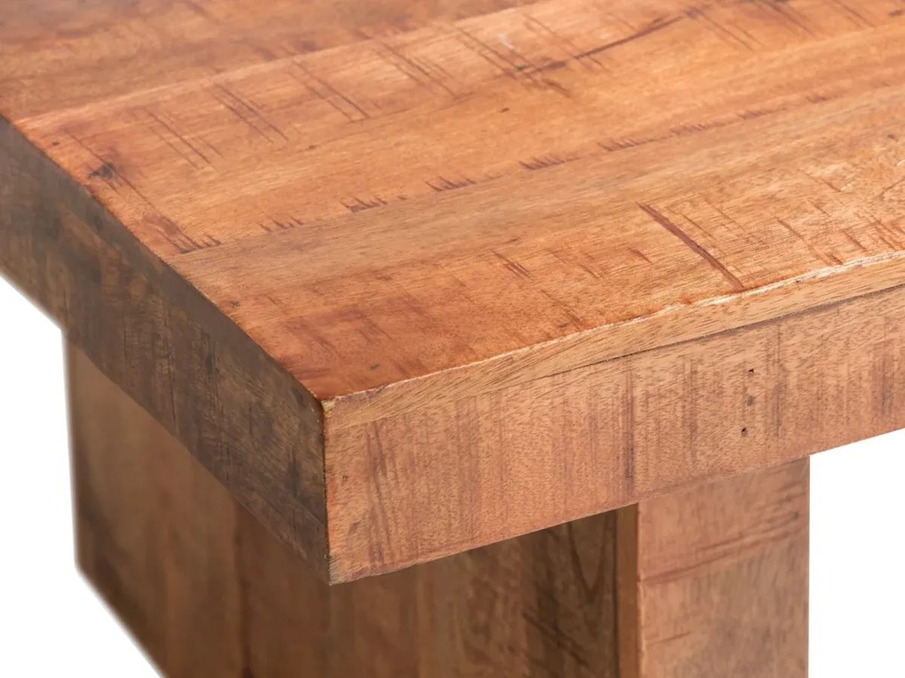 furniture-nabytek.cz - Masivní konferenční stolek Countryside z mangového dřeva, lakovaný, hnědý – 135×75×45 cm