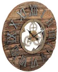 Nástěnné hodiny Sherbrooke z recyklovaného dřeva