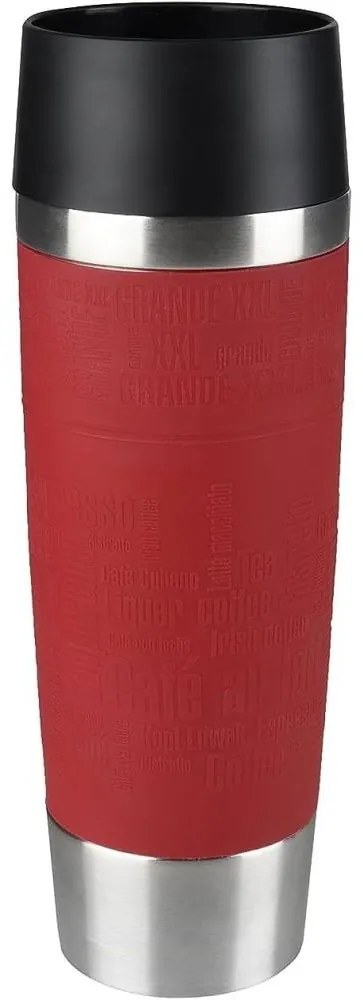 Tefal | Tefal - Cestovní hrnek 500 ml TRAVEL MUG nerez/červená | GS0244