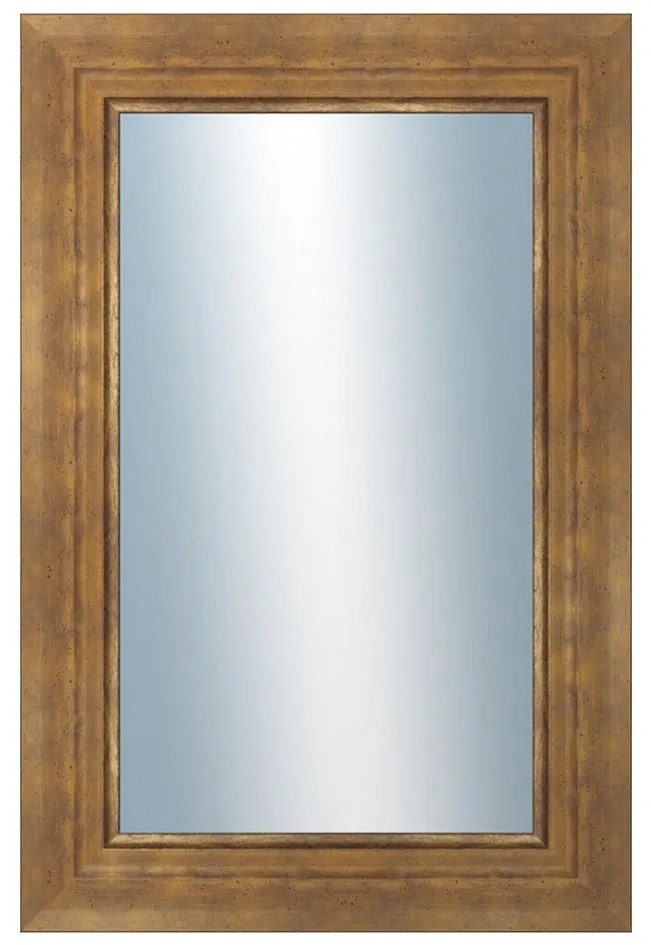 DANTIK - Zarámované zrcadlo - rozměr s rámem cca 40x60 cm z lišty TRITON široký zlatý (2952)