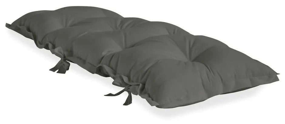 Tmavě šedý variabilní futon vhodný do exteriéru Karup Design OUT™ Sit&amp;Sleep Dark Grey