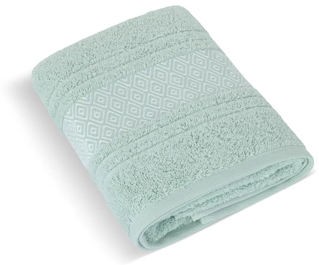 Bellatex froté ručník MOZAIKA, mintově zelená, 50x100cm