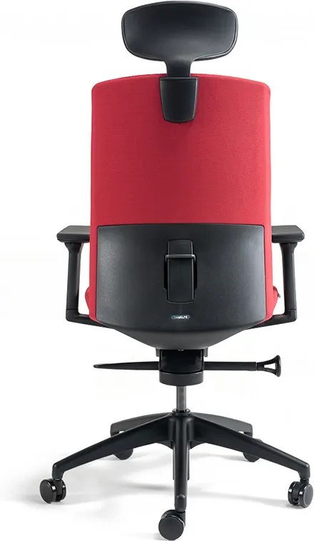 Office Pro Kancelářská ergonomická židle BESTUHL J2 SP — více barev, s podhlavníkem Červená 202