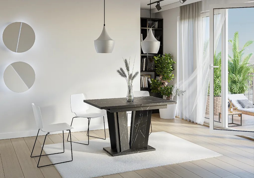 Prospero Rozkládací jídelní stůl DOHA 2 Barva: artisan/černá