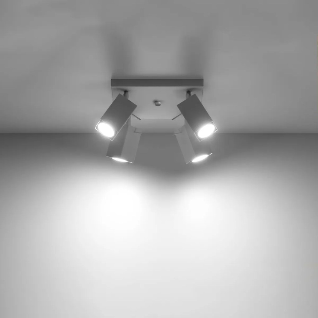 Sollux Lighting Stropní svítidlo MERIDA 4 bílé