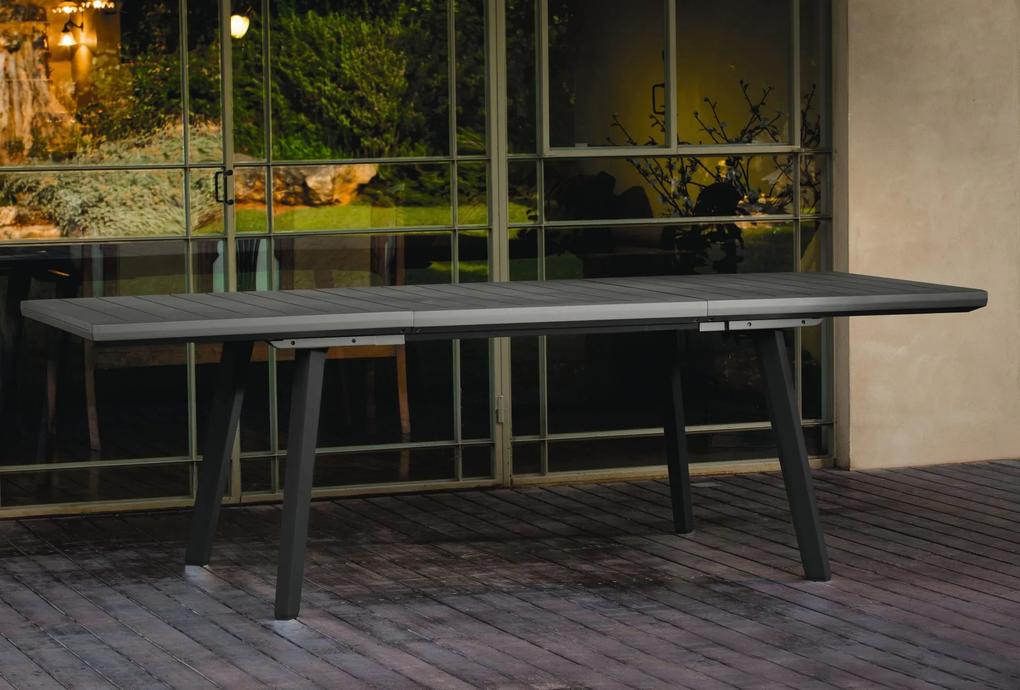 KETER HARMONY Rozkládací stůl, 162 x 100 x 74 cm, grafit/šedá 17202278