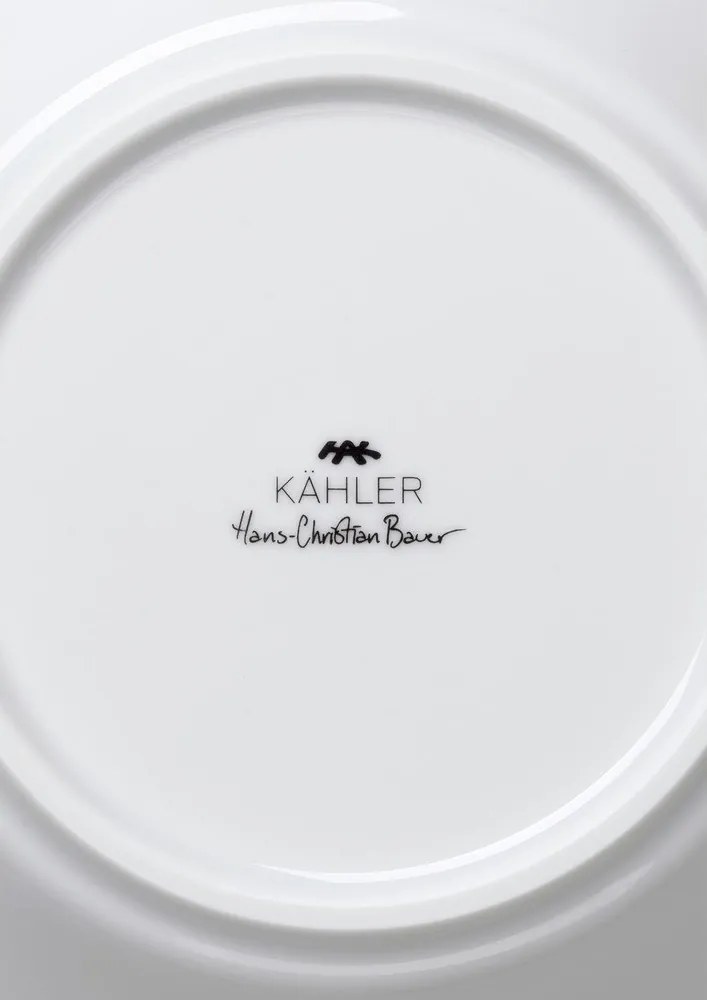 Bílý porcelánový polévkový talíř Kähler Design Hammershoi, ⌀ 21 cm