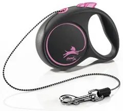 flexi-Bogdahn International GmbH & Co KG Vodítko FLEXI Black Design XS lanko 3m/8kg růžová