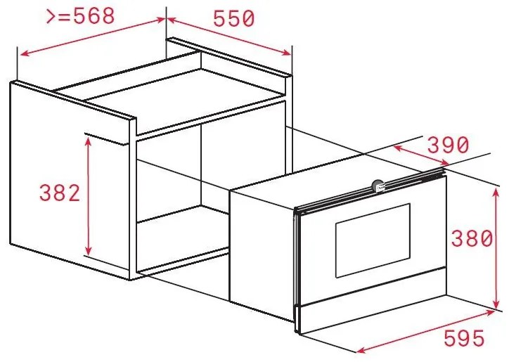 Vestavná mikrovlnná trouba Teka ML 825 TFL BX