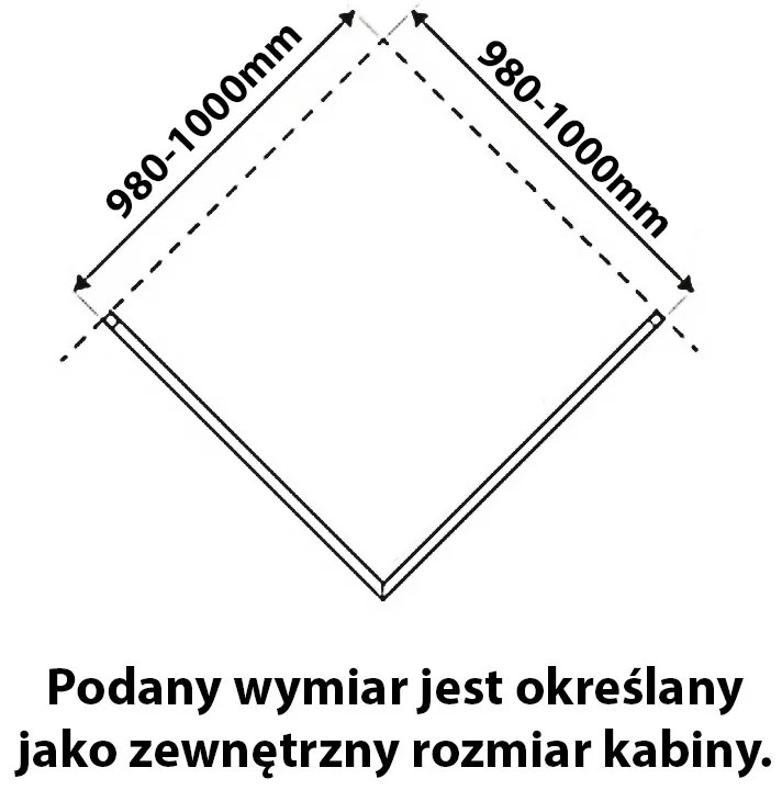 BPS-koupelny Čtvercový sprchový kout HYD-SK1290C 100x100 chrom/transparent + vanička HYD-SSV-SXL02C bílá