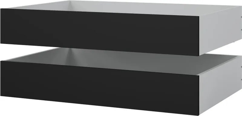 Zásuvky pro postel Simplicity - šířka 99 cm, 2 ks, černý mat