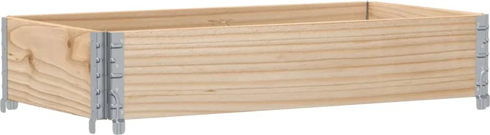 Zahradní truhlík 100 x 50 cm masivní borové dřevo 3295387