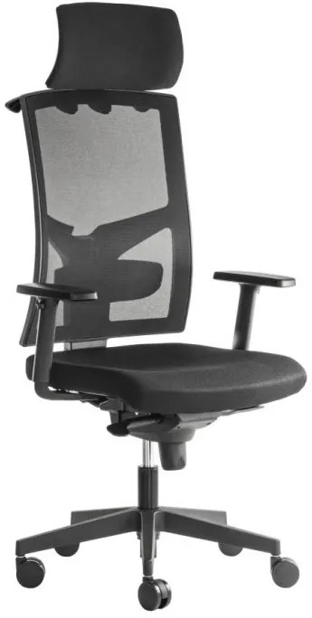 ALBA kancelářská židle GAME ŠÉF VIP TB- synchro,skladová BLACK 27