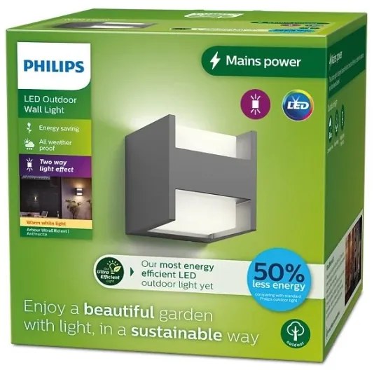 Philips - LED Venkovní nástěnné svítidlo ARBOUR LED/3,8W/230V IP44