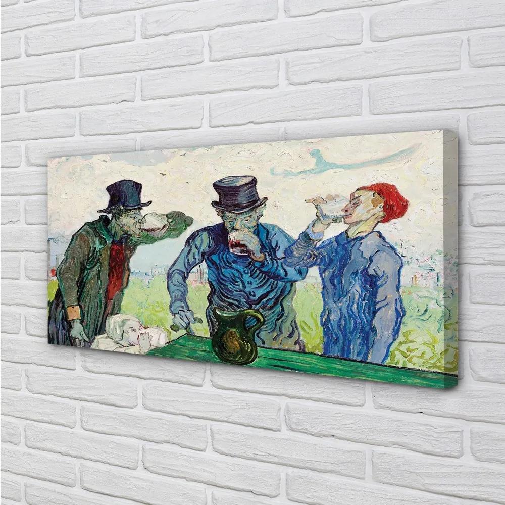 Obrazy na plátně Umění muži setkání 120x60 cm