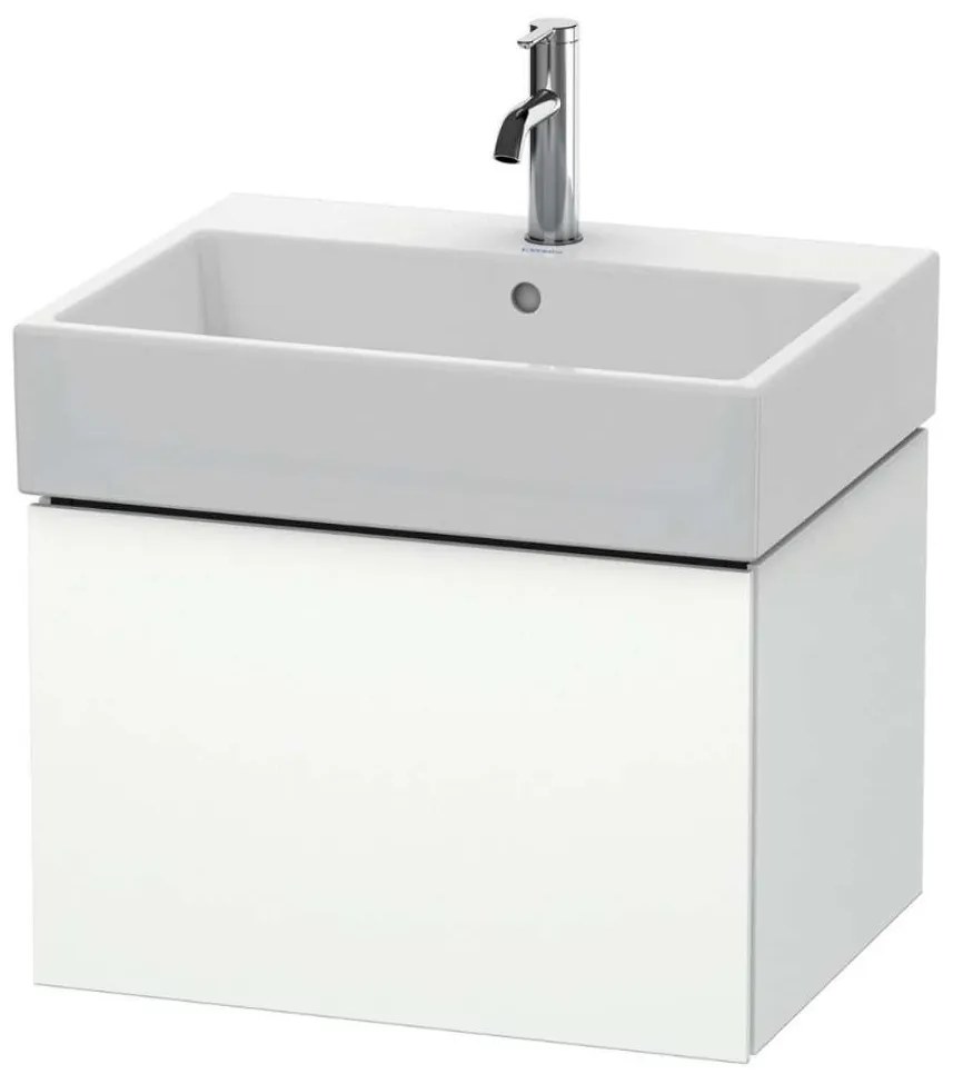 Duravit L-Cube - Umyvadlová skříňka 39x58x46 cm, 1 zásuvka, matná bílá LC617501818