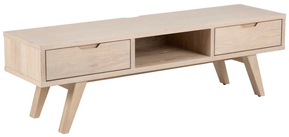 Designový TV stolek Agni 150 cm světlý dub