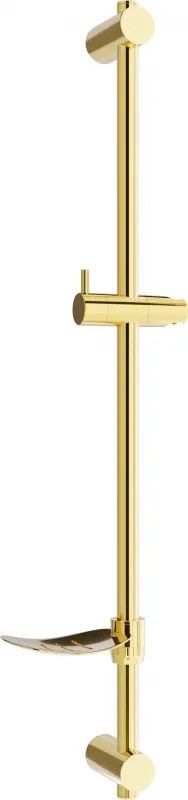Mexen DF sprchová tyč s mýdlenkou 80 cm, zlatá - 79382-50