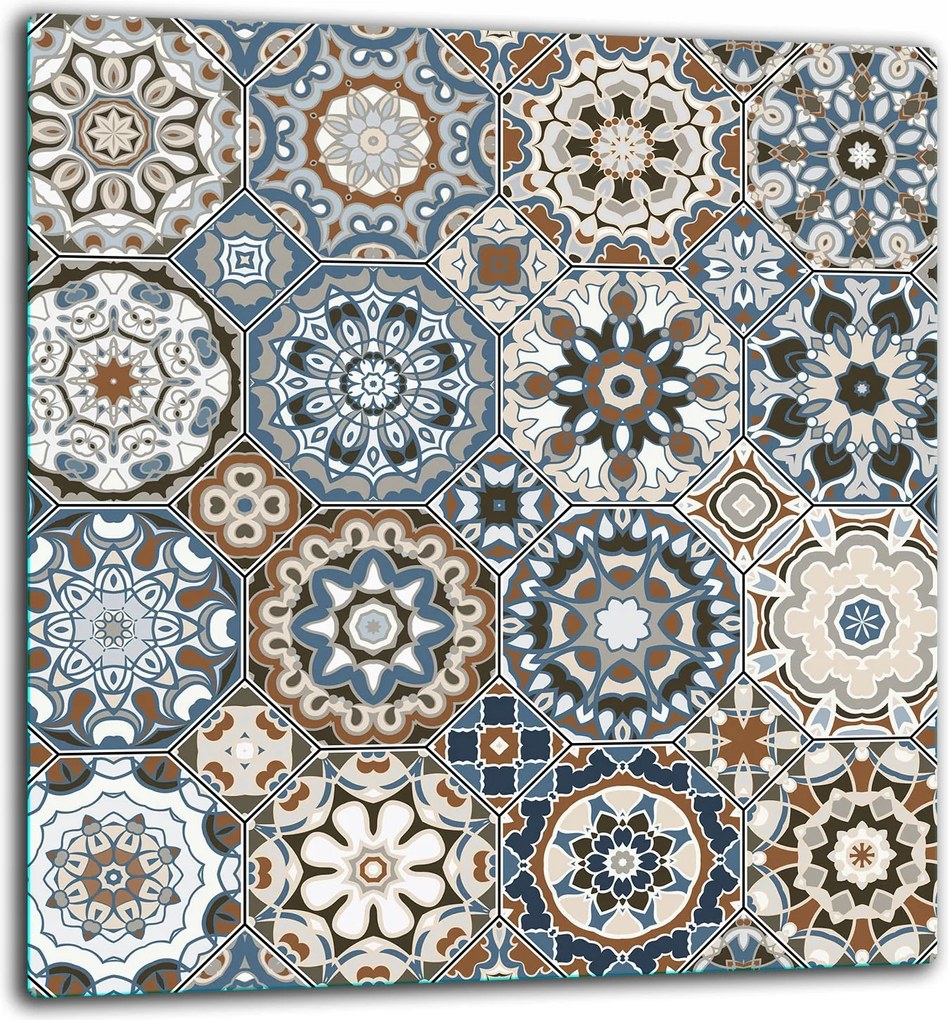 7v1 Skleněná Deska Ochranný Panel 60x65 Mozaika Tvrzené Sklo