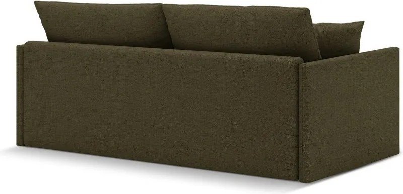 Zelená žinylková rozkládací pohovka 209 cm Shannon – Cosmopolitan Design
