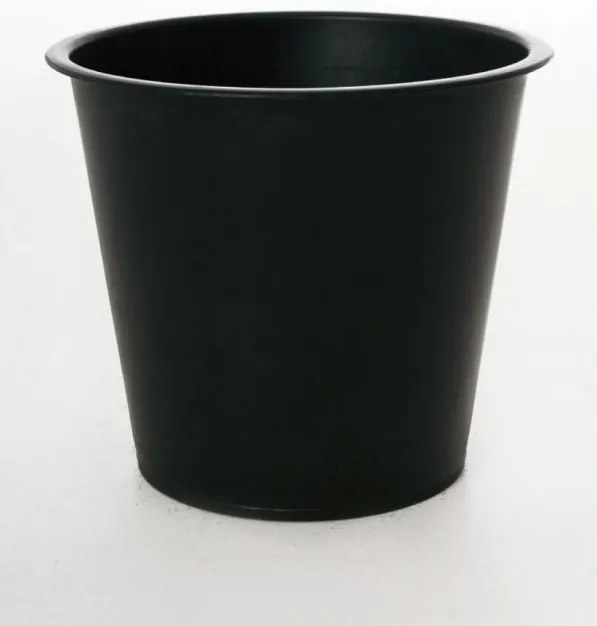 Kulatá plastová vložka, Ø 24 cm x výška 24 cm, černá