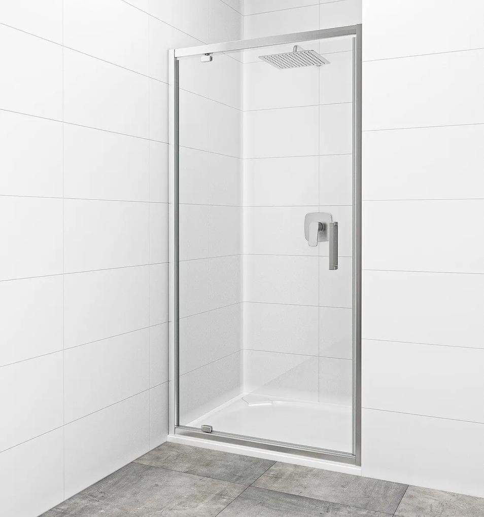 Sprchové dveře 90x195 cm SAT TEX chrom lesklý SIKOTEXP90CRT