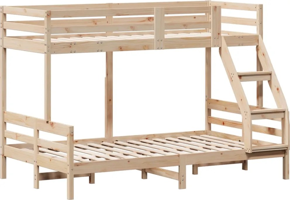 Patrová postel 80 x 200/120 x 200 cm masivní borové dřevo 3207177