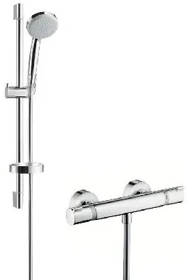 Hansgrohe Croma 100 - Sprchový set Vario s termostatem, 3 proudy, chrom 27034000