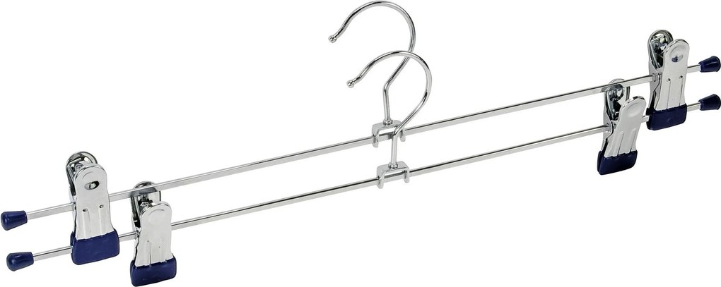 Věšák na oblečení s klipy, 40 cm, 2 ks