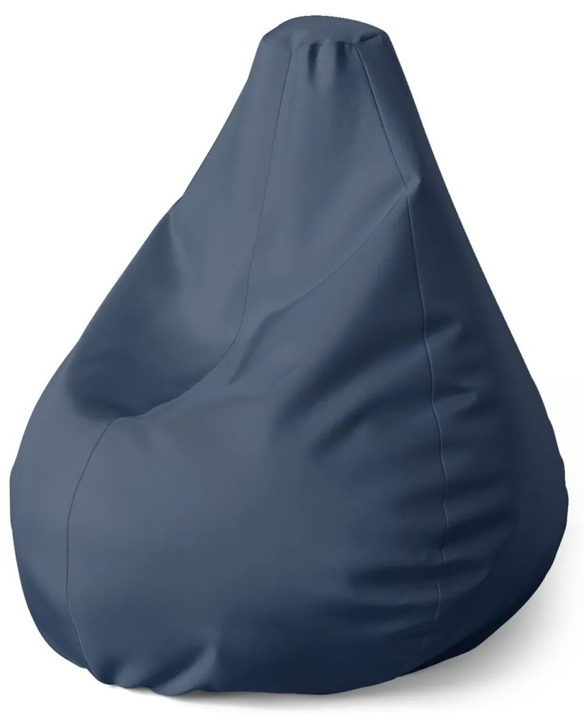 Sablio Sedací vak Pear Tmavě modrá - 70 x 95 x 15 cm
