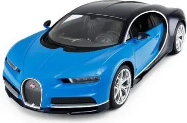 Rastar Bugatti Veyron Chiron modrá / RC Auto / 27 40MHz / 1:14 / věk: