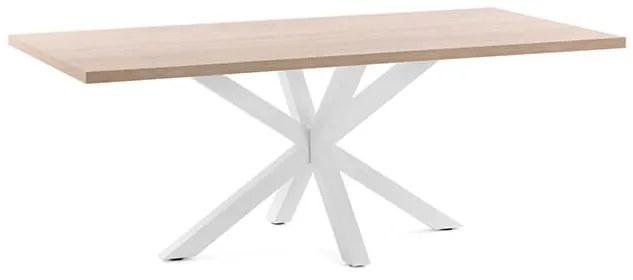 Jídelní stůl arya table 160 x 100 cm přírodní, bílý MUZZA