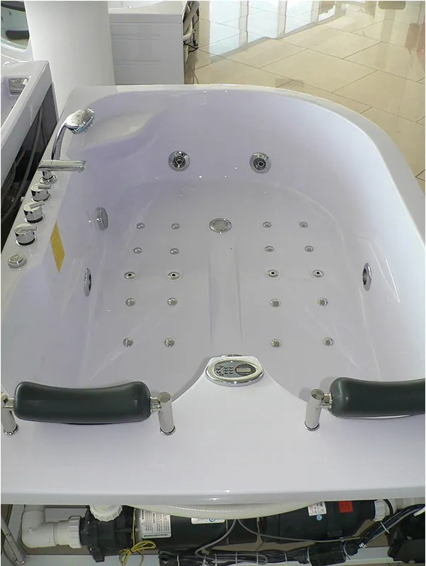 Terra Hydromasážní vířivá vana Carmen 631RH 180x120 s ohřevem vody, pravá