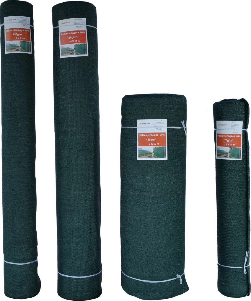 Bestent Stínící síť zelená 1,2M x 25M 60% stínu